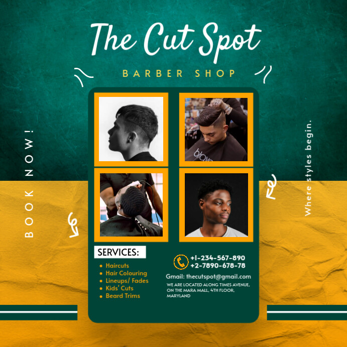 Copy of Barber shop poster | PosterMyWall