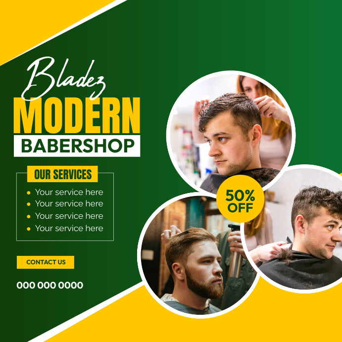 Plantilla de Barbers shop poster | PosterMyWall