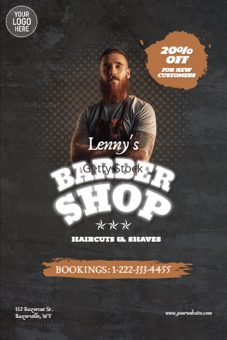 Barbershop Poster Template | PosterMyWall