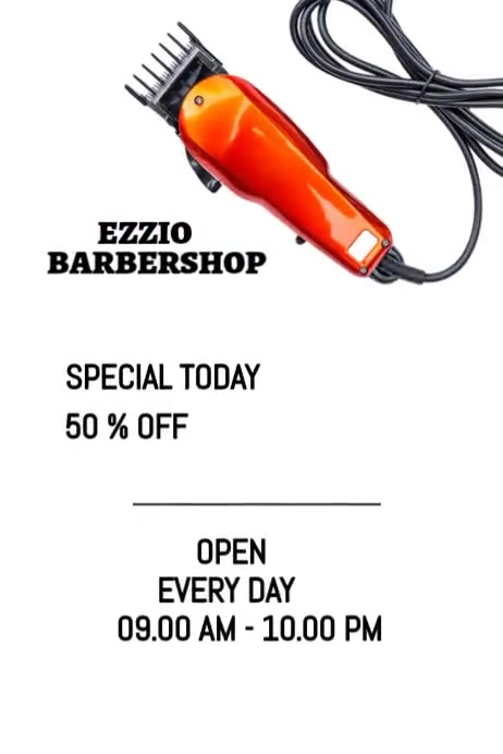 Barbershop Promotion Poster Template | PosterMyWall