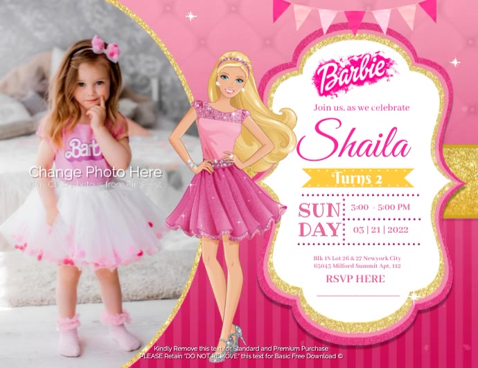 Copy of Barbie | PosterMyWall