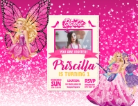 Barbie Template | PosterMyWall