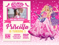 Barbie Template | PosterMyWall