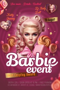 Barbie poster Template | PosterMyWall