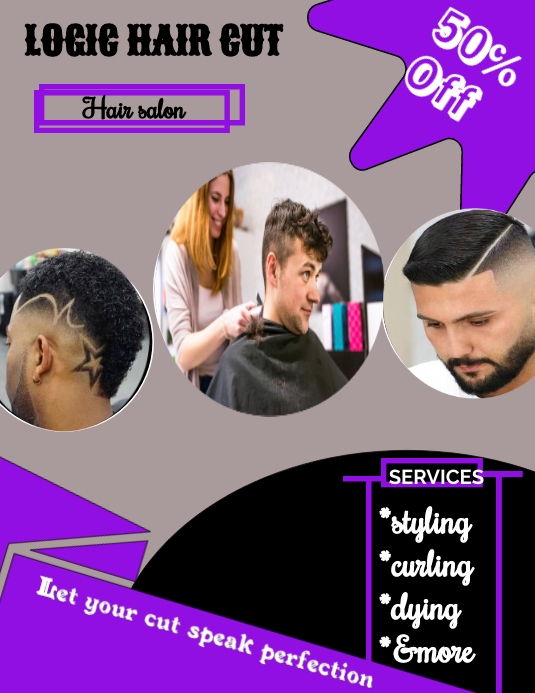 Barbing salon (33) Template | PosterMyWall