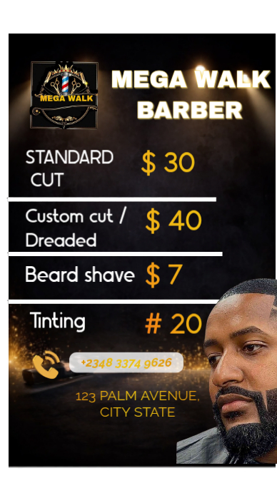 Barbing salon Template | PosterMyWall