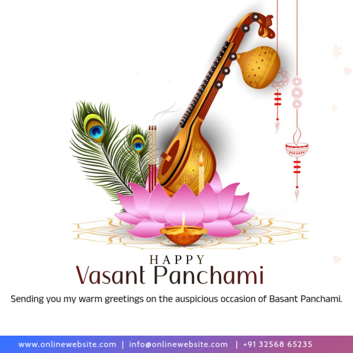 Basant panchami wishes Template | PosterMyWall