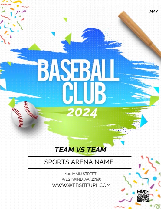 Copy of Baseball Club | PosterMyWall