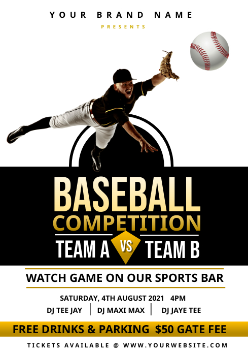 Copy of Baseball Competition flyer | PosterMyWall