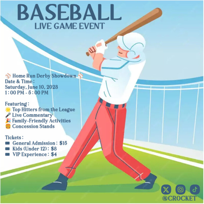 Copia de baseball | PosterMyWall