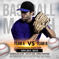 Baseball Tournament Instagram Post Template | PosterMyWall