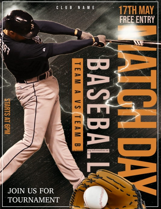 baseball Template | PosterMyWall