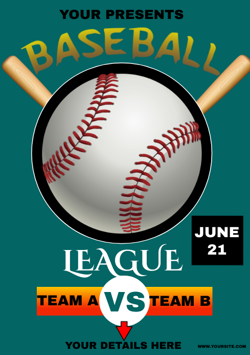 baseball Template | PosterMyWall