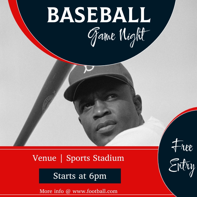 Baseball Template | PosterMyWall