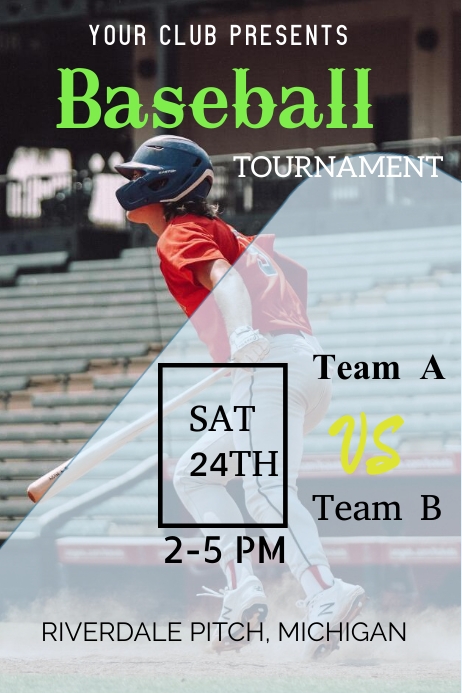 Baseball Template | PosterMyWall