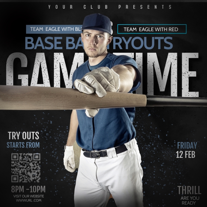 baseball Template | PosterMyWall