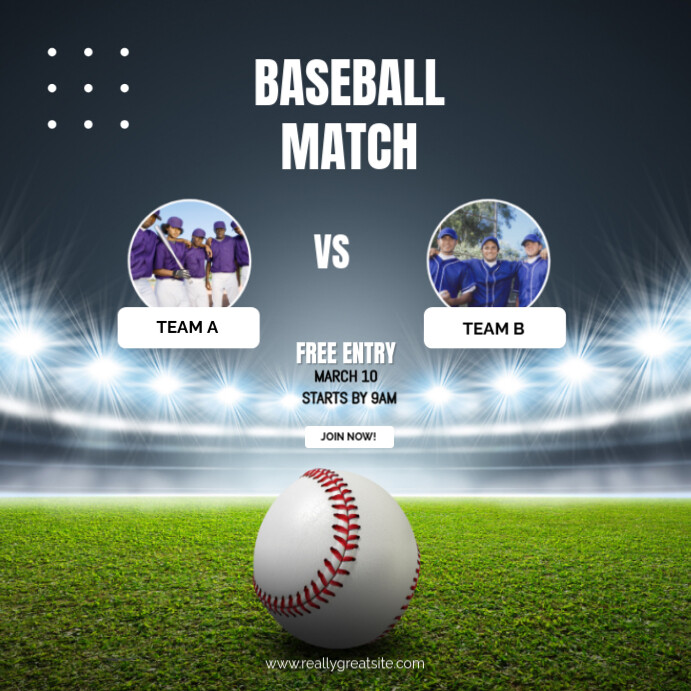 Copy of BaseBall Facebook Post | PosterMyWall