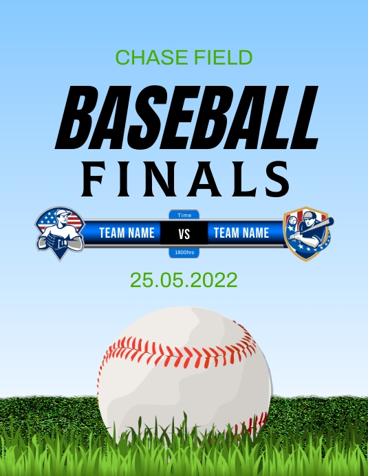 baseball finals template | PosterMyWall