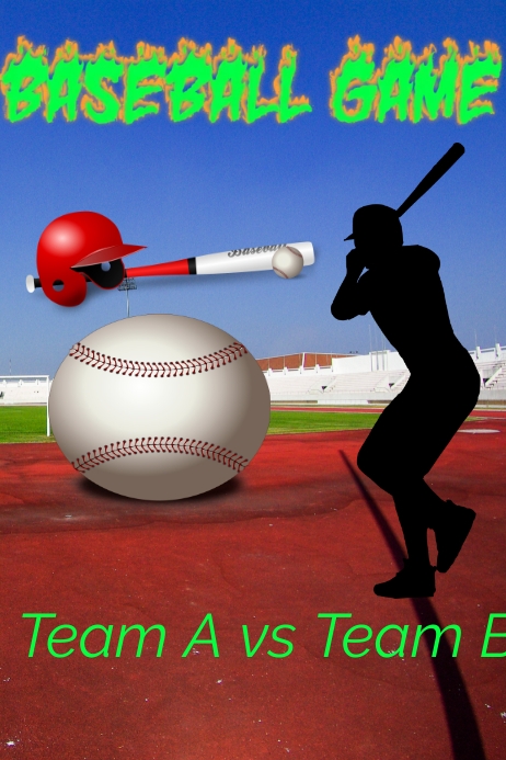 Baseball Game Template | PosterMyWall