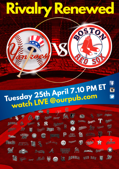 Baseball Game Poster Template | PosterMyWall