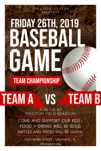 Baseball Template | PosterMyWall