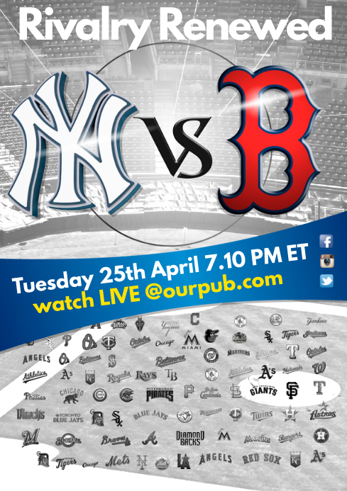 Baseball Game Poster Template | PosterMyWall