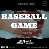 Baseball video ad template | PosterMyWall