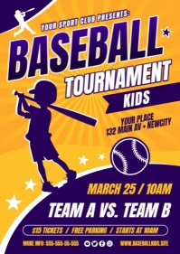 Baseball Poster Template | PosterMyWall