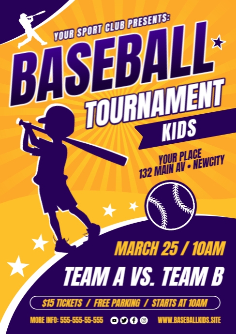 Copy of BASEBALL KIDS POSTER | PosterMyWall