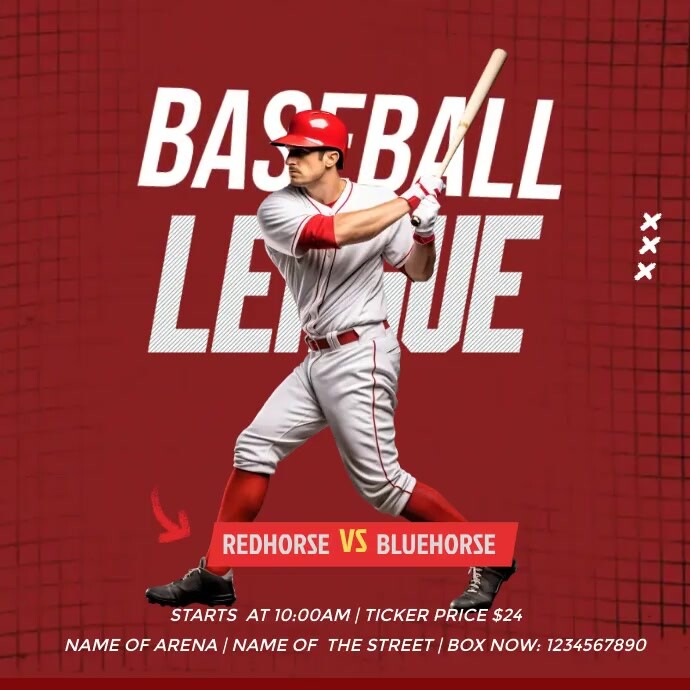 Baseball League | PosterMyWall