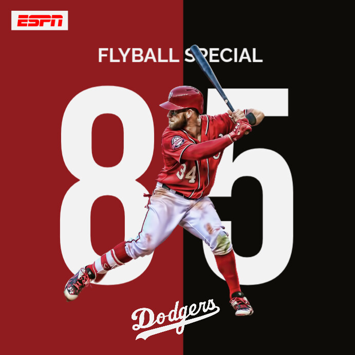 baseball matchday poster design Template | PosterMyWall