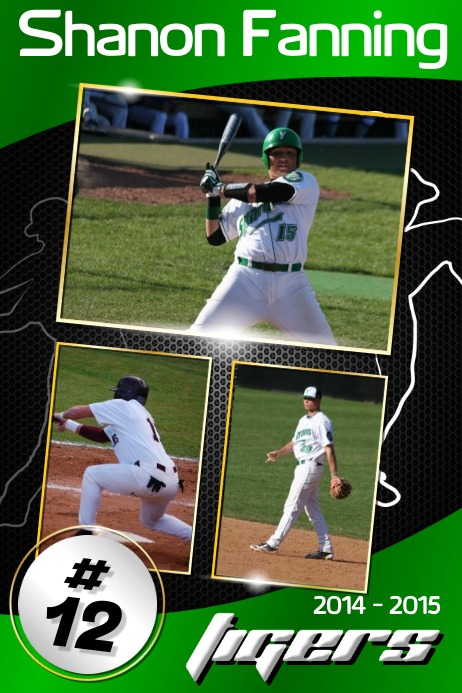 Baseball Player Poster Template | PosterMyWall