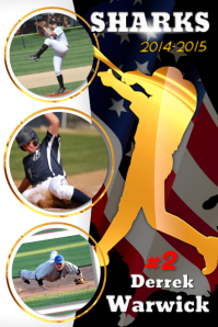 Baseball Player Template | PosterMyWall
