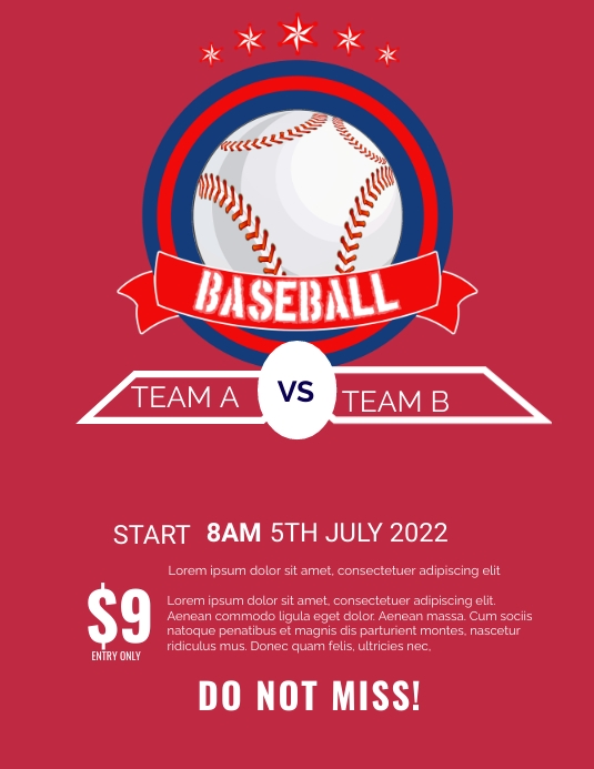 Copy Of Baseball Playoffs Flyer Postermywall