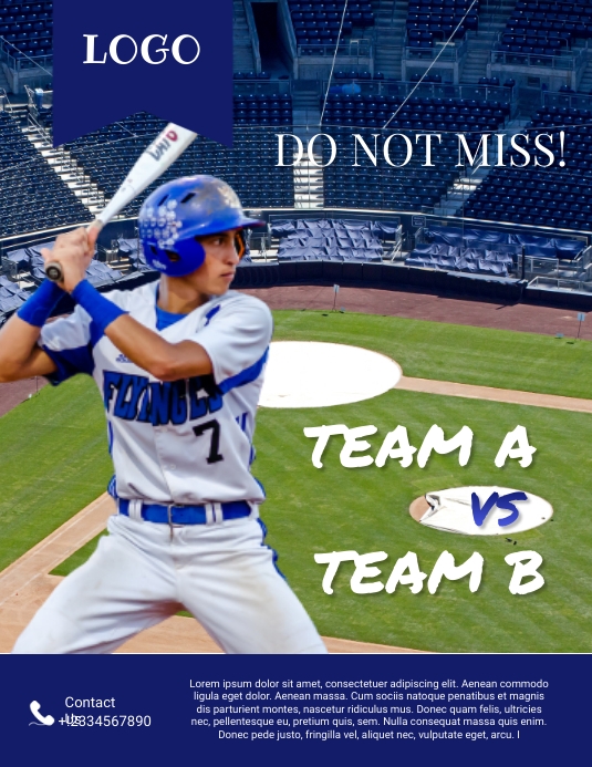 baseball playoffs flyer Template | PosterMyWall