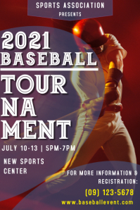 Baseball Player Poster Template | PosterMyWall