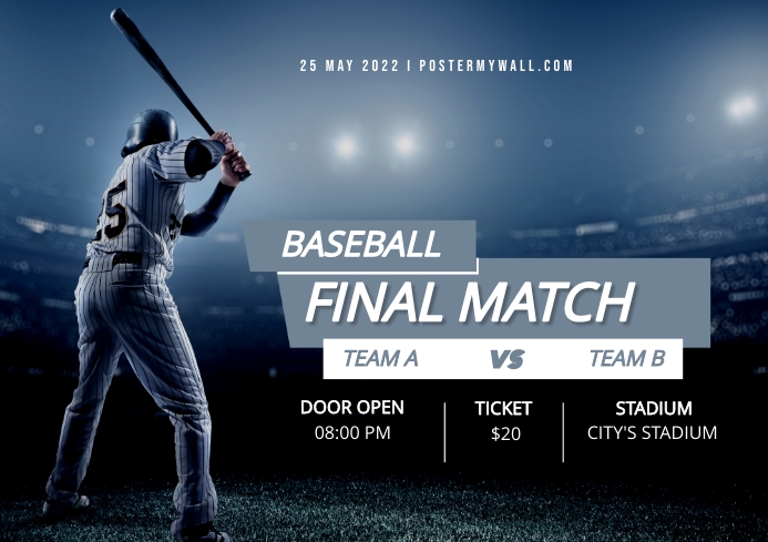 Copy of BASEBALL POSTER | PosterMyWall