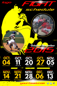 BASEBALL BIG GAME POSTER Template | PosterMyWall