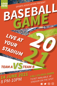 baseball event flyer template | PosterMyWall