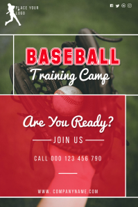Baseball Camp Template | PosterMyWall