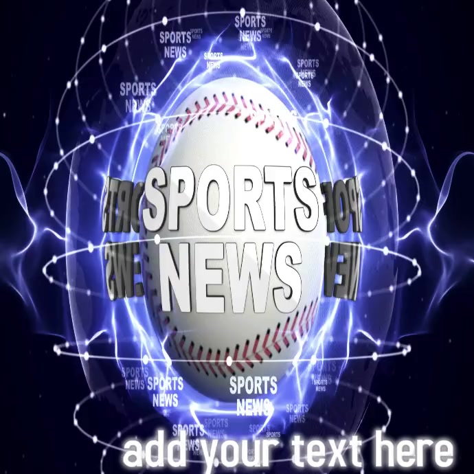 Baseball sports news Template | PosterMyWall