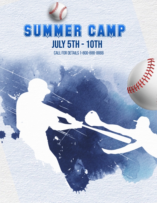 Copy of Baseball Summer Camp | PosterMyWall