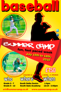 Baseball Camp Template | PosterMyWall