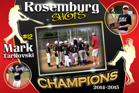 Baseball Team Poster Template | PosterMyWall
