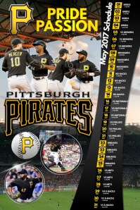 Baseball Team Schedule Template | PosterMyWall