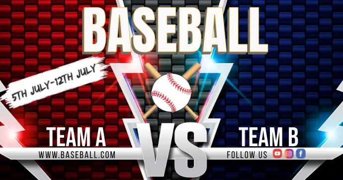 Baseball Template | PosterMyWall