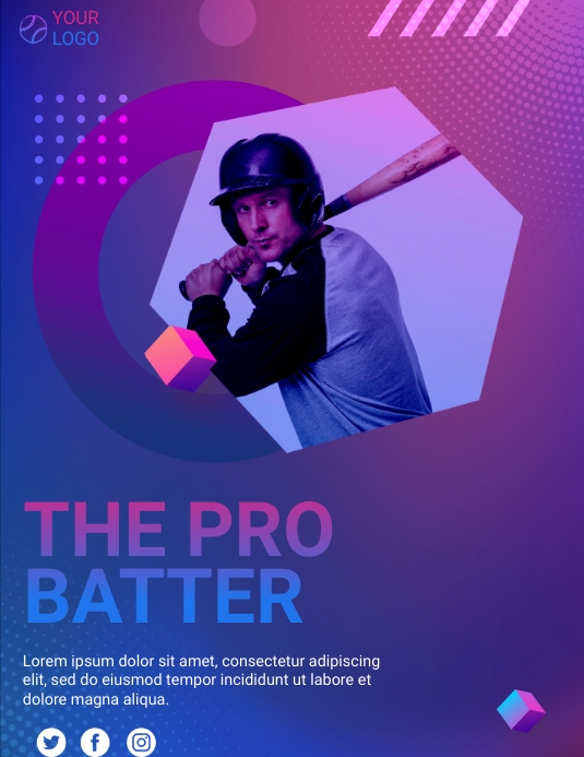 Copy of BASEBALL TOURNAMENT EVENT FLAYER TEMPLATE | PosterMyWall