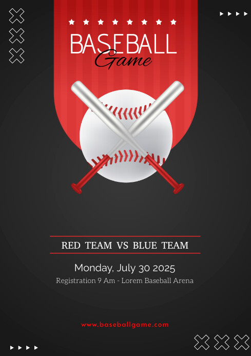 BASEBALL TOURNAMENT EVENT TEMPLATE | PosterMyWall