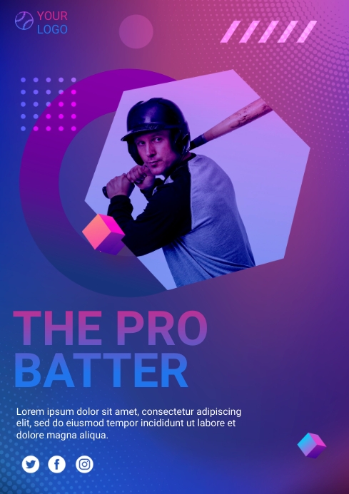 BASEBALL TOURNAMENT EVENT TEMPLATE | PosterMyWall