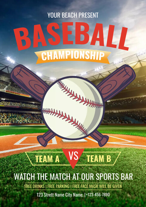 Baseball Tournament Flyer Template | PosterMyWall